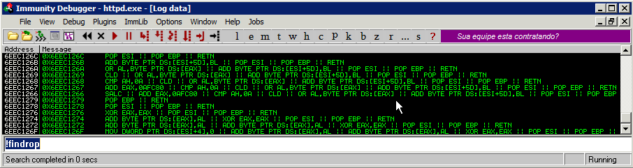 Advanced Windows Exploitation - ROP exploit