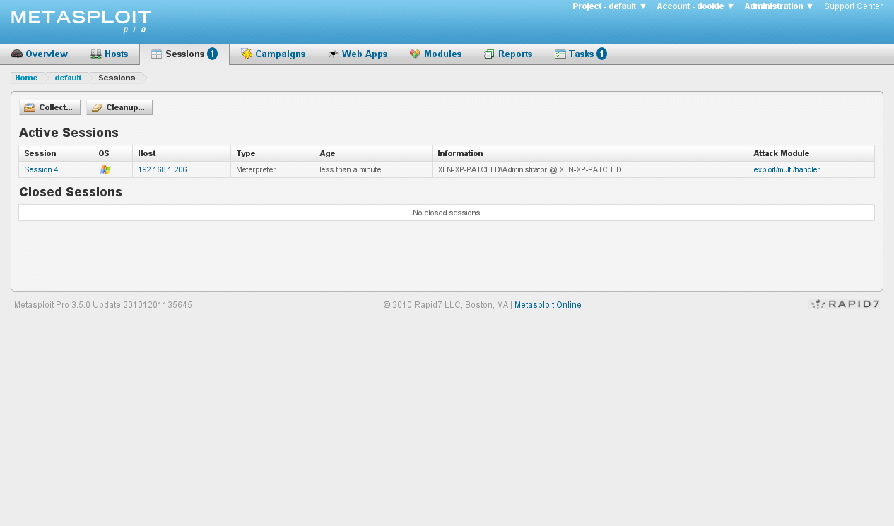 Metasploit Pro Penetration Testing with BackTrack