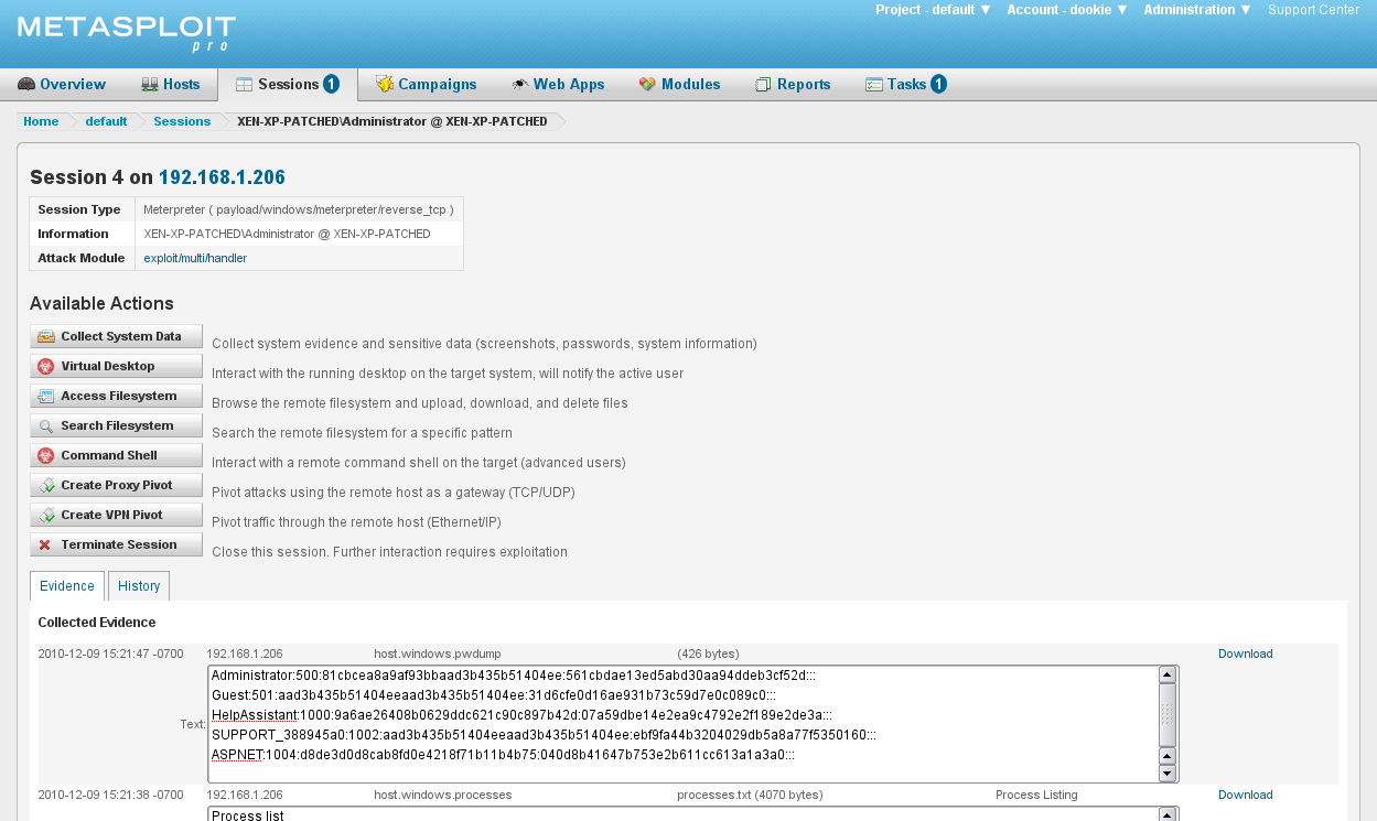 Metasploit Pro Penetration Testing with BackTrack