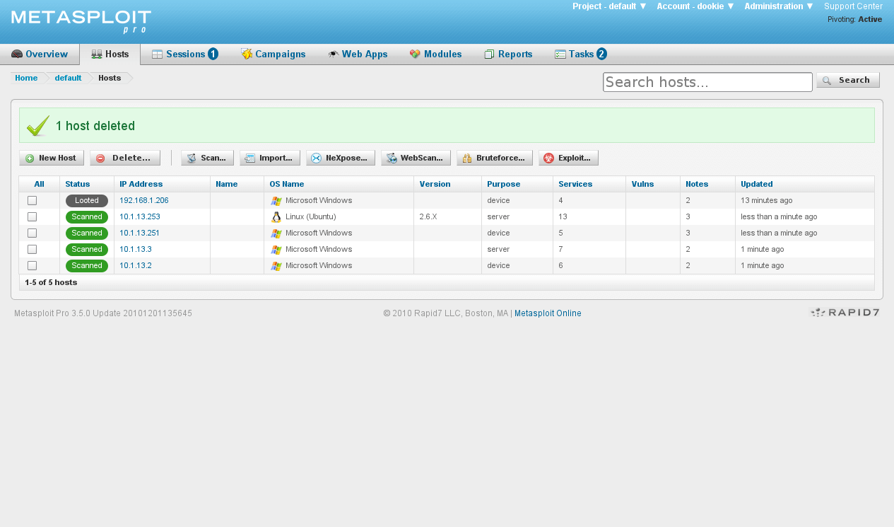 Metasploit Pro Penetration Testing with BackTrack